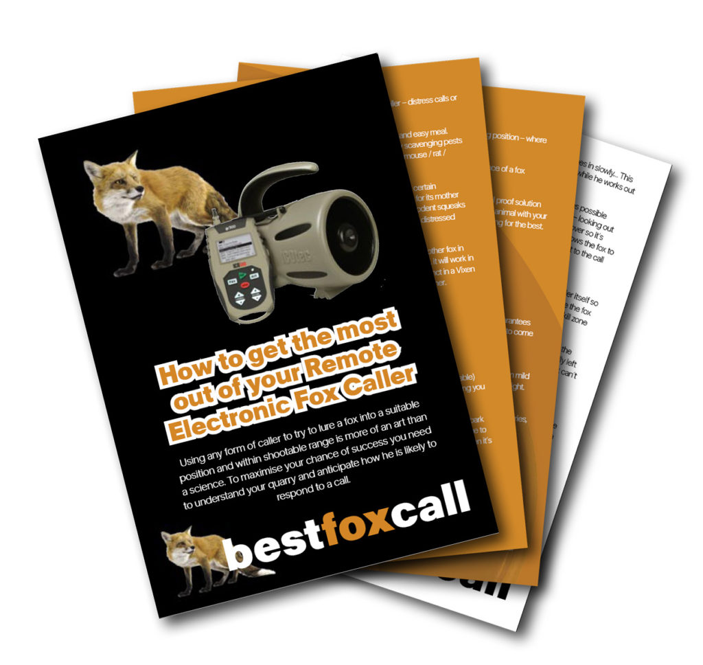Getting the most from your Electronic Caller – Best Fox Call