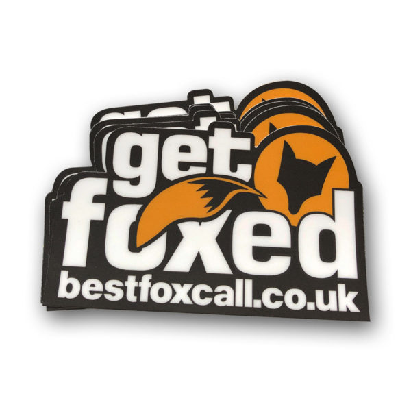 2019 Get Foxed Stickers x 5 – Best Fox Call